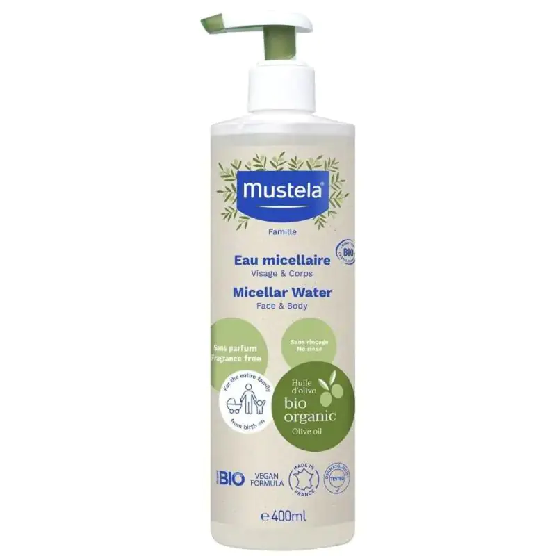 Mustela Bio Organic Micellar Water 400ml Landys Chemist